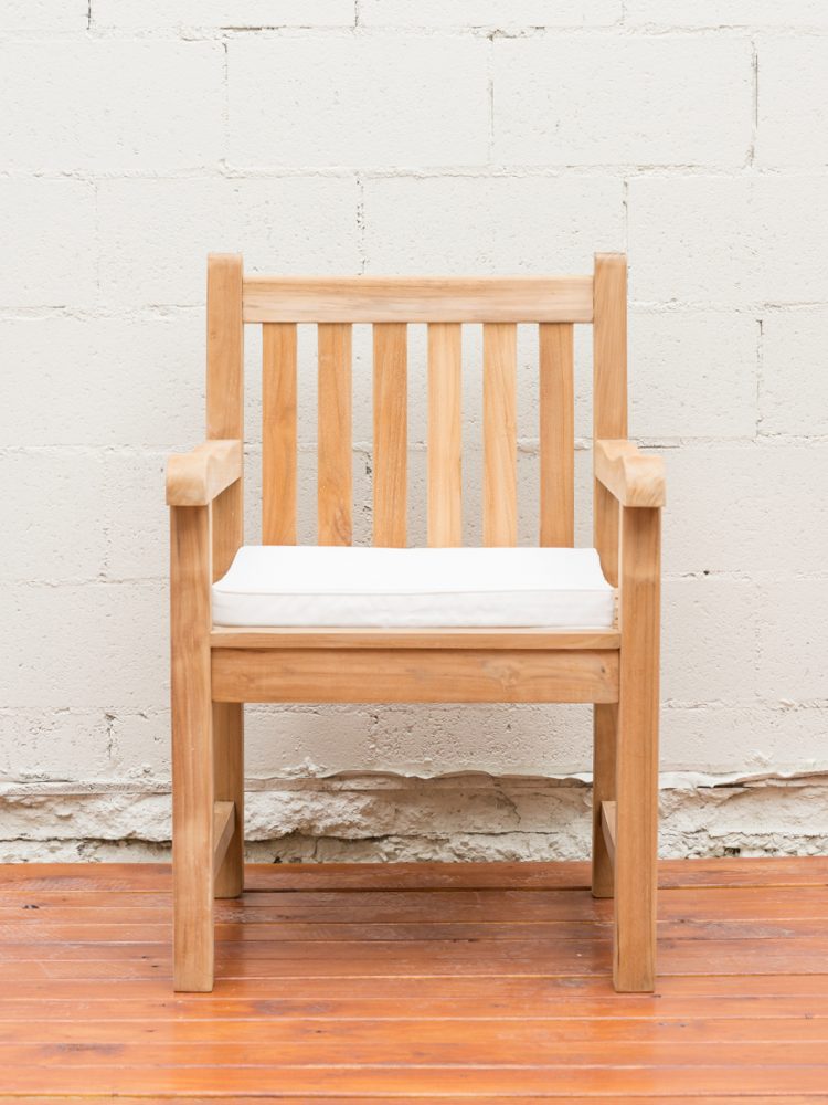 Plantation Teak Dining Armchair - Sticks and Stones Outdoor