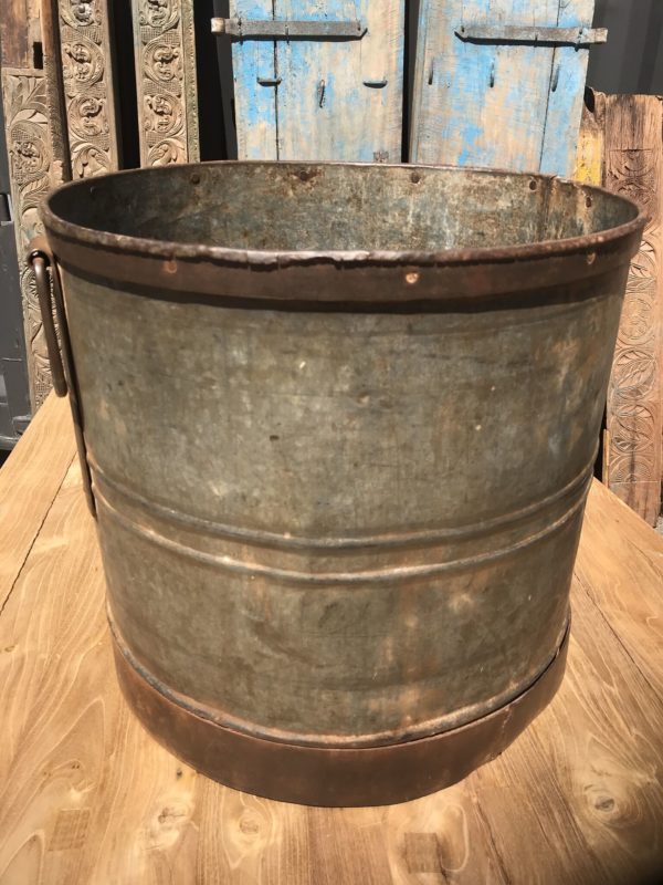 'Blue' Metal Bowl - Sticks and Stones Outdoor
